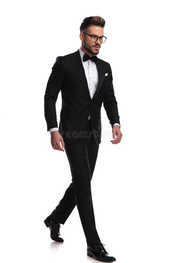 Well dressed man walking stock photo. Image of portrait - 140293832