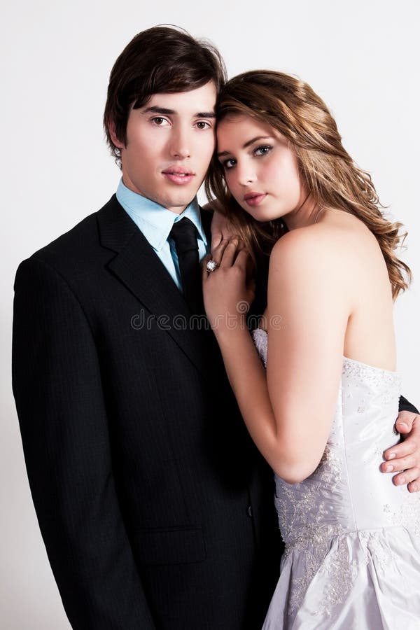 Attractive Young Couple Dancing Stock Photo - Image of ballroom ...