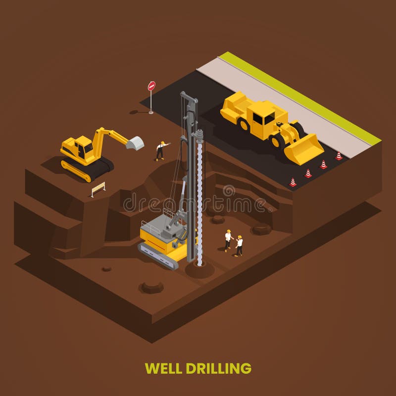 Water Well Drill Rig Stock Illustrations – 694 Water Well Drill Rig ...