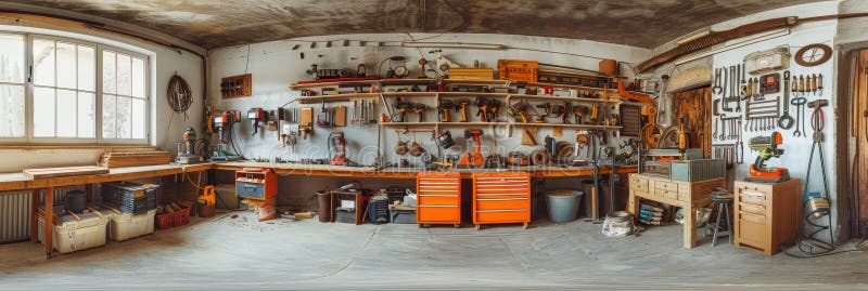 A WellEquipped Workshop a Wellequipped Workshop with a Variety of Tools ...