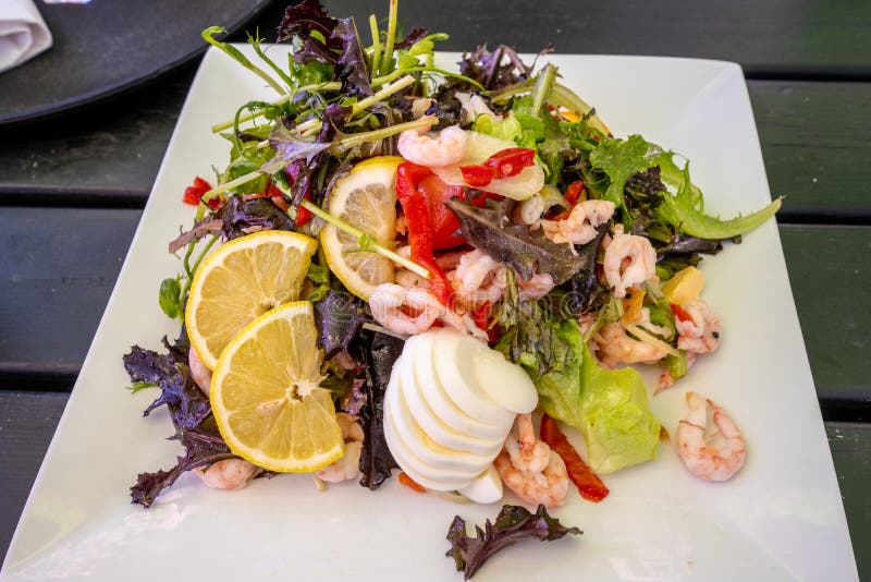 Well Filled Shrimp Sandwich for Lunch.. Stock Image - Image of sandwich ...