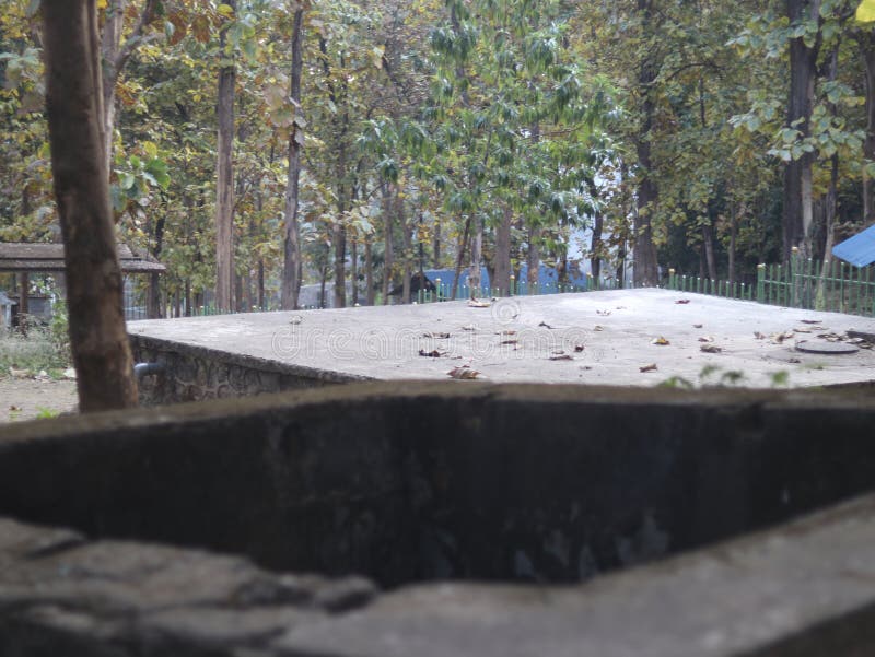 Well in Forest Area with Beauty Nature Stock Photo - Image of silent ...