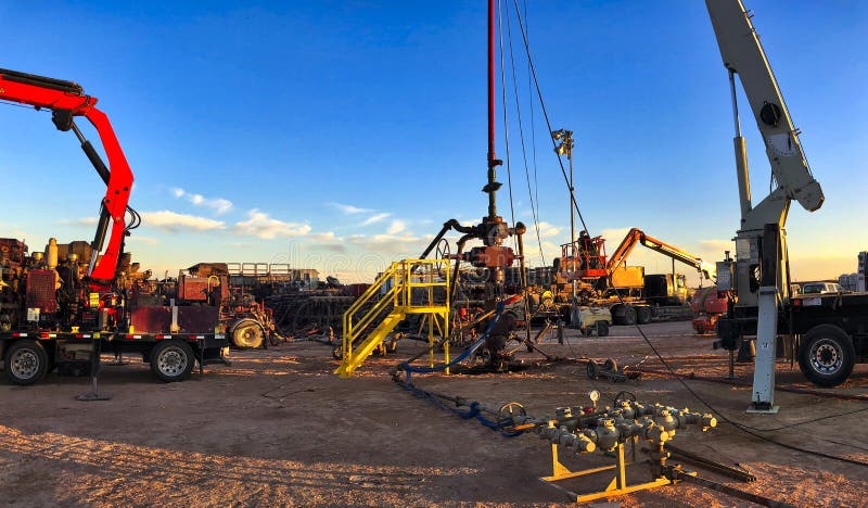 Fracking Sand Quarry stock image. Image of panoramic - 81678989