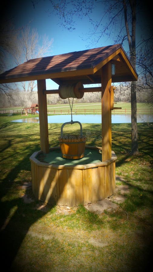 Well House stock photo. Image of land, beautiful, pond - 52427264