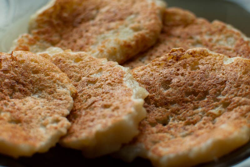 Draniki on a plate stock image. Image of baking, snack - 250895255