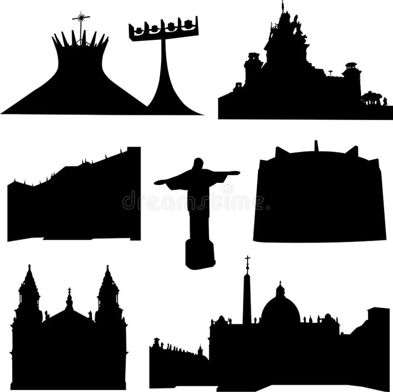 Well Known Brazil Architecture Stock Illustrations – 5 Well Known ...