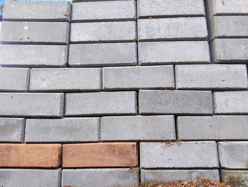 Well laid interlock bricks stock photo. Image of lane - 331342774