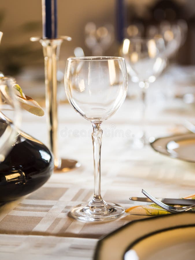 Well-laid Table stock image. Image of events, clean, interior - 51623781