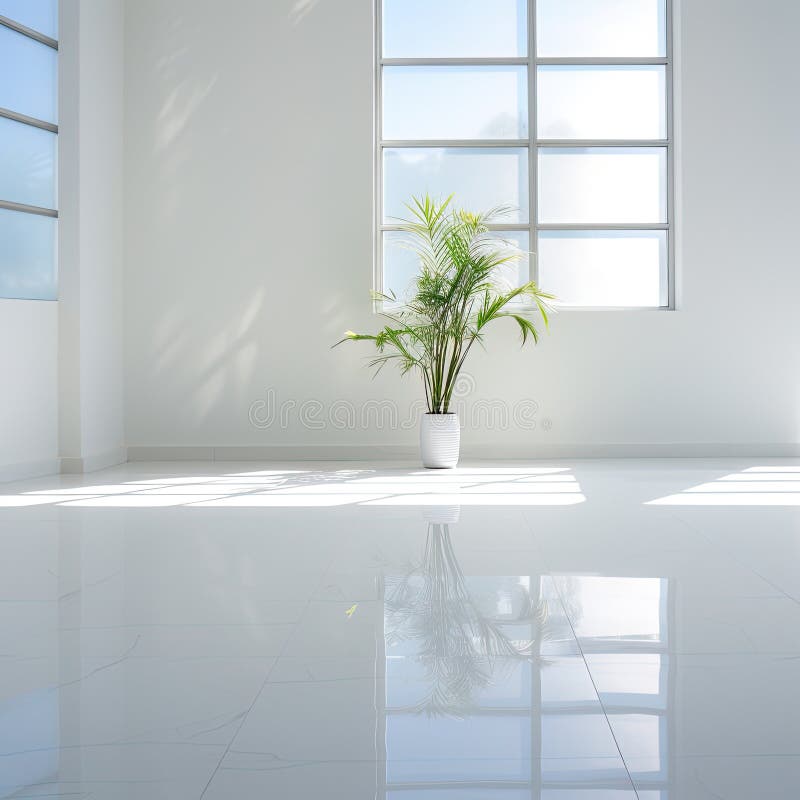 Well-lit Room with a Minimalist Interior Design, Embodying the ...