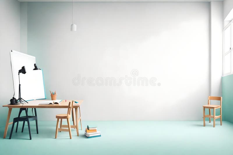 Well-lit Space Featuring Chair, Whiteboard, and Light, Ideal for ...