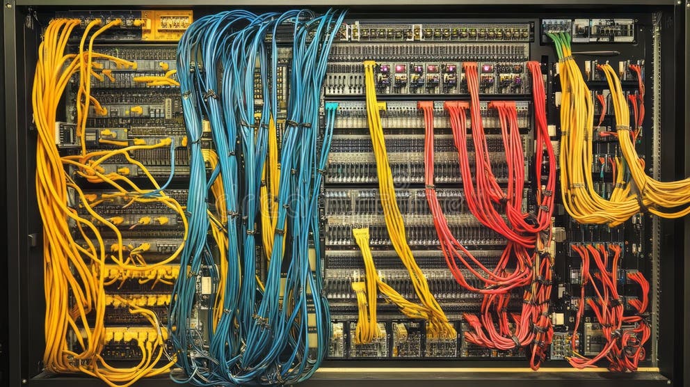 Well Managed and Clear Designed Computer Network Server Room with Good ...