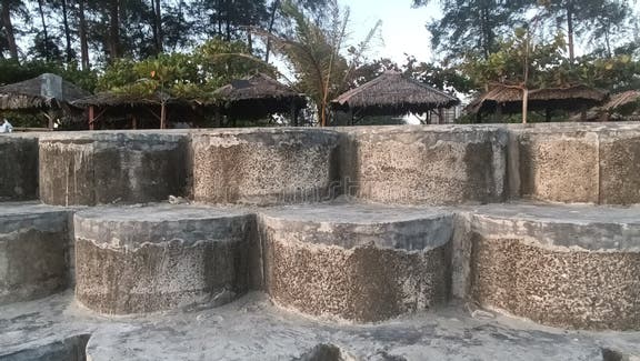 Well-ordered Clusters of Spherical Stones Stock Photo - Image of ...