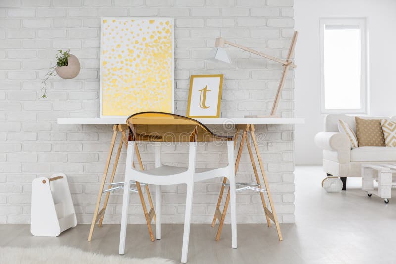 Well organized desk stock photo. Image of decoration - 87952430