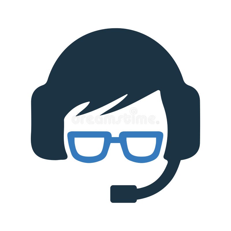 Call Center, Support Chat Icon. Vector Graphics Stock Vector ...