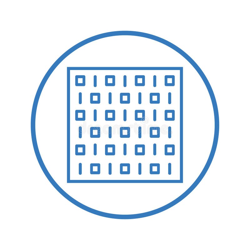 Binary, Number, Code, Coding Icon Stock Illustration - Illustration of ...