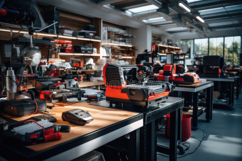 A Well Organized Workshop Environment Conveying a Sense of Productivity ...