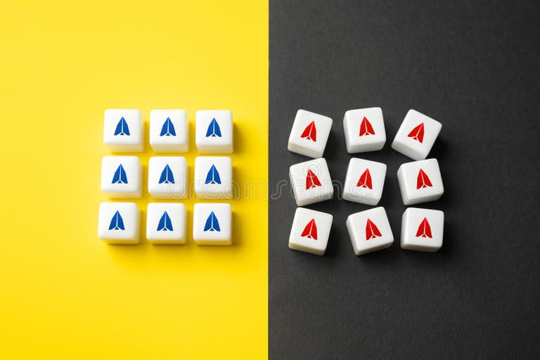 Well and Poorly Organized Groups. Stock Photo - Image of organization ...