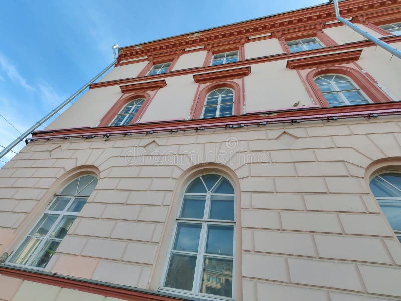 A Well-preserved Classical Building Featuring Decorative Elements and a ...