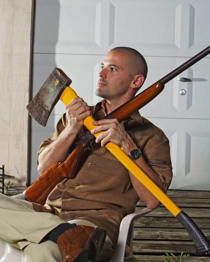 Man Gun Protected His Stock Photos - Free & Royalty-Free Stock Photos ...