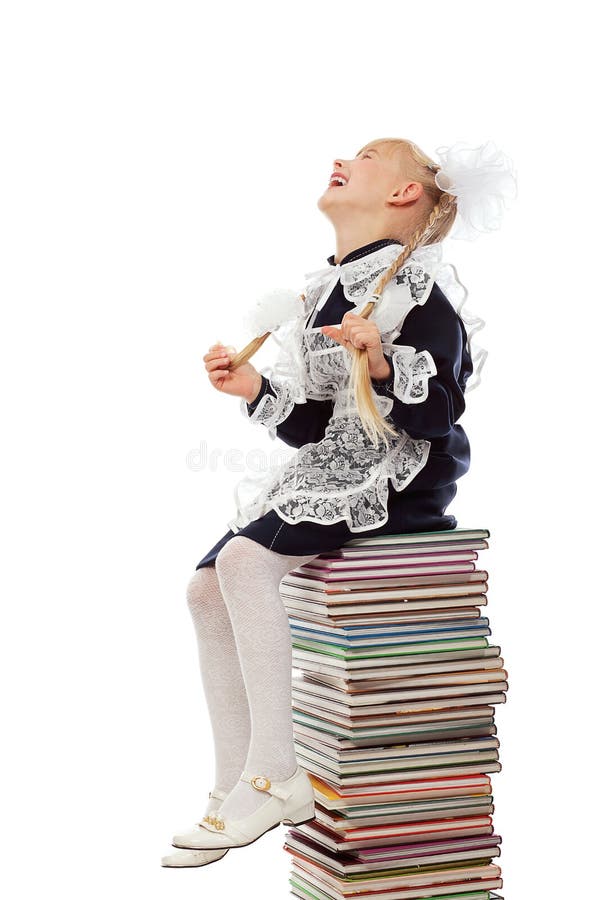 Well-read girl stock image. Image of intellectual, achiever - 11565923
