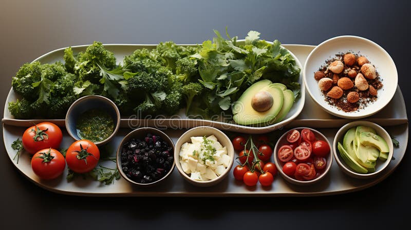 Balanced food stock illustration. Illustration of produce - 298148428