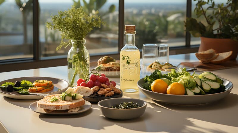 Balanced food stock illustration. Illustration of balanced - 298148452