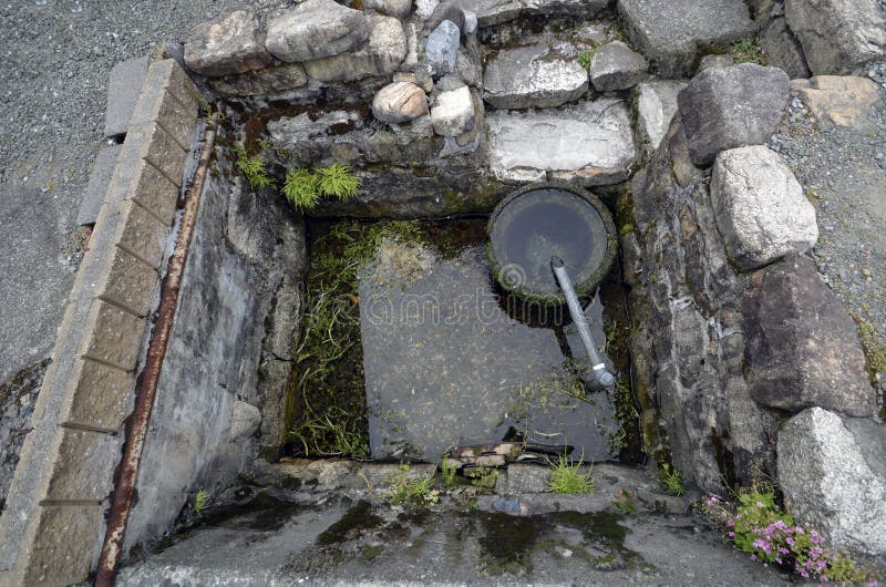 Spring Well `Tsaritsyn Key` Near Tolvuya Village Stock Image - Image of ...