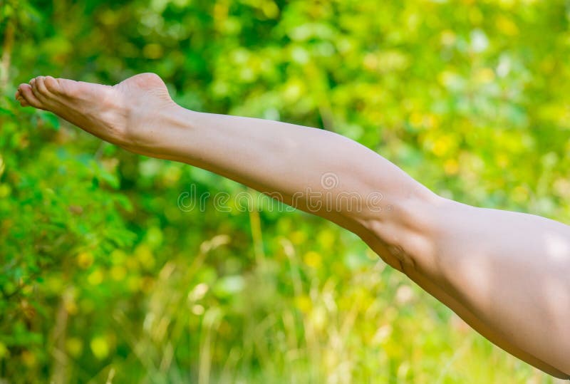 Well Stretched Out Leg Caucasian Stock Photos - Free & Royalty-Free ...