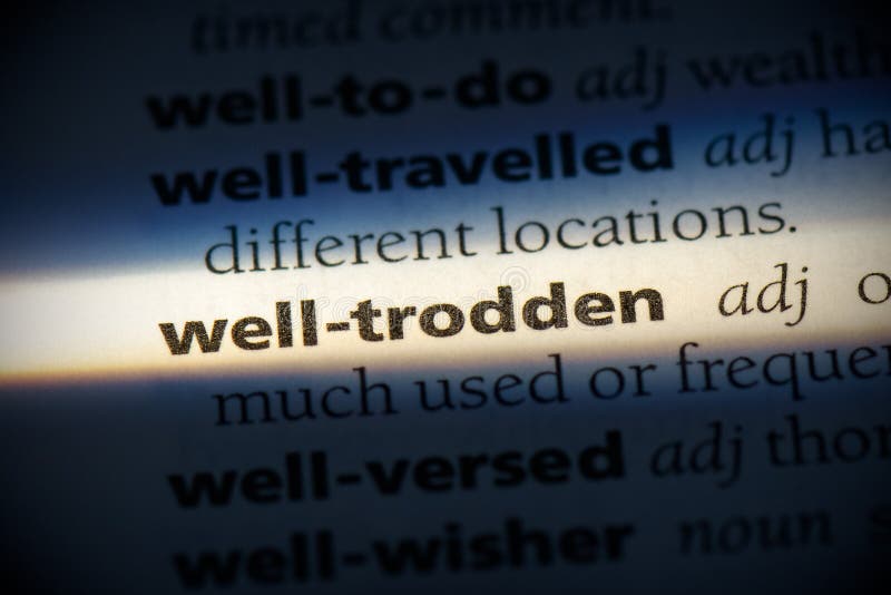 Well Trodden Forest Path Texture. Stock Image - Image of garden, outer ...