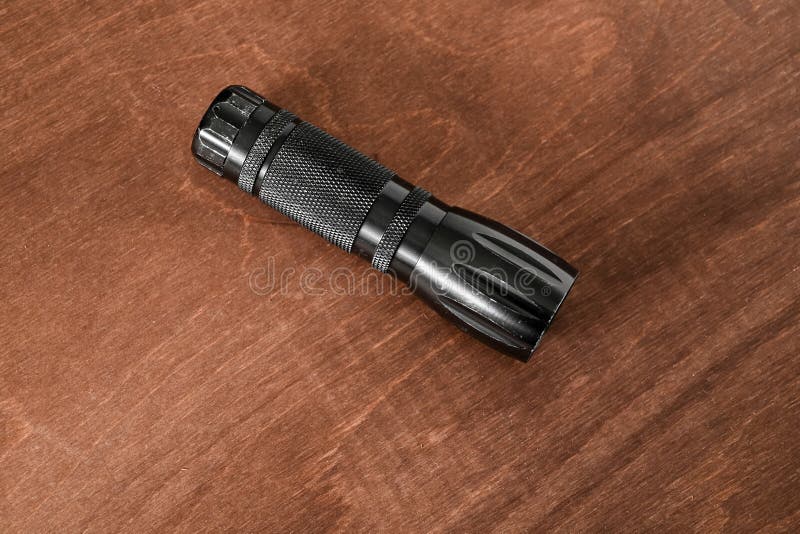 A Well Used Small but Powerful Flashlight or Electric Torch Stock Image ...