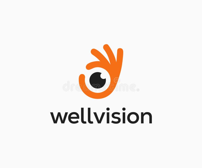 Well Vision Logo Design Template. Eye Vision Logo Vector Stock Vector ...