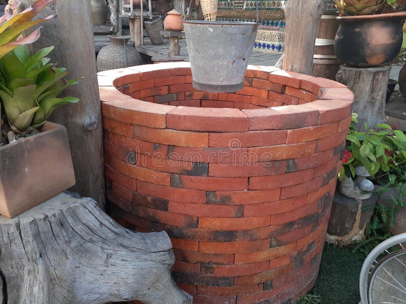 Built with red bricks stock photo. Image of concrete - 46498728