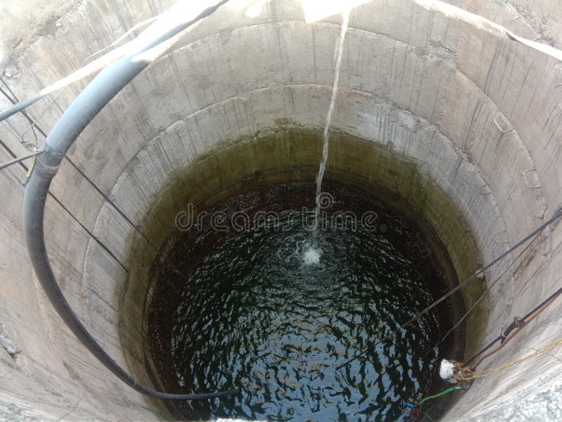 Well with water stock image. Image of clean, water, filled - 182934591
