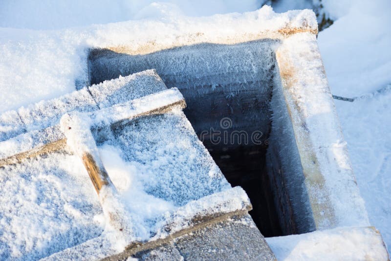 Well winter stock image. Image of frost, deep, water - 48750495