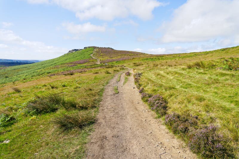 Well Worn Path To Higger Tor in Derbyshire Stock Image - Image of hazy, july: 195071063