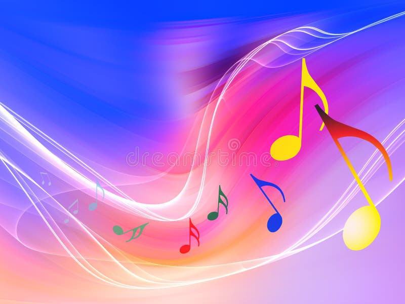 Wellen von Musik stock abbildung. Illustration von konzert - 17111016