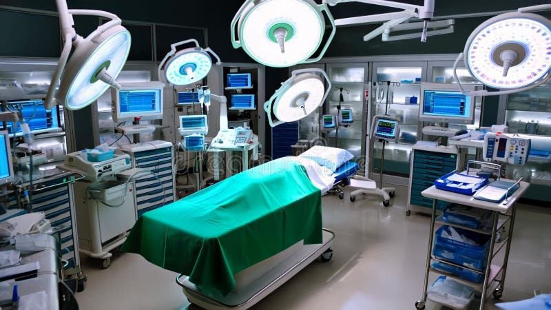 The Modern Surgical Operating Room is Equipped with Advanced Medical ...