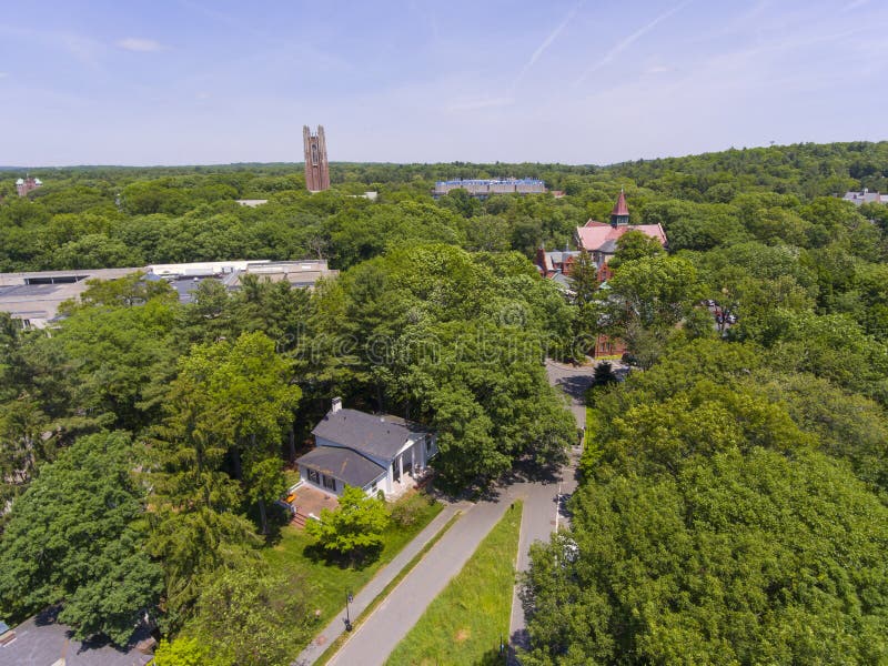 Wellesley College Massachusetts, USA Fotografering för Bildbyråer ...