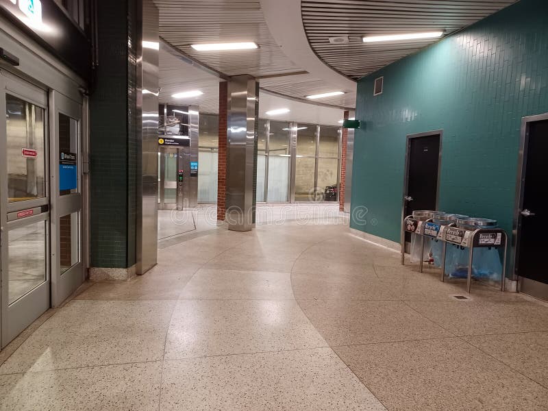 Wellesley Subway Station Interior View Editorial Photo - Image of ...