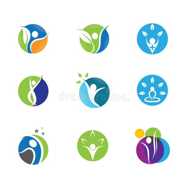 Wellnes symbol vector icon stock vector. Illustration of fresh - 174902213