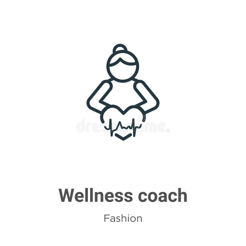 Wellness Outline Vector Icon. Thin Line Black Wellness Icon, Flat ...