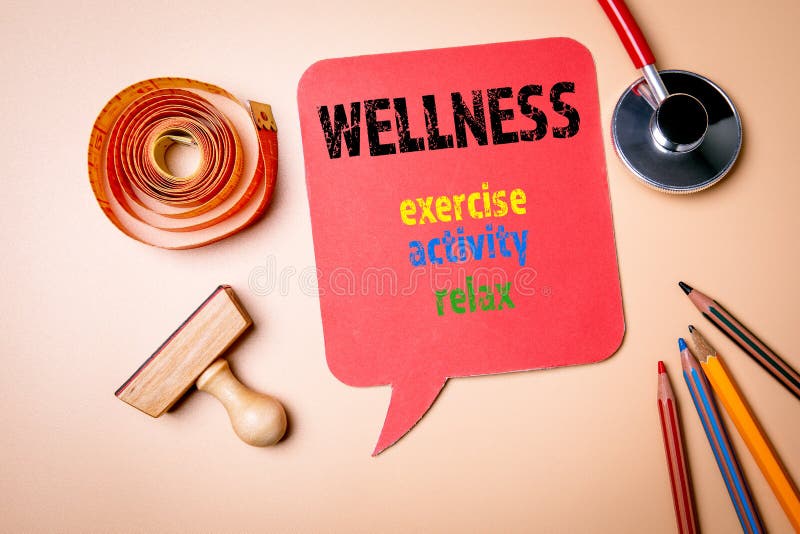 Wellness. Exercise, Activity and Relax Concept Stock Photo - Image of ...