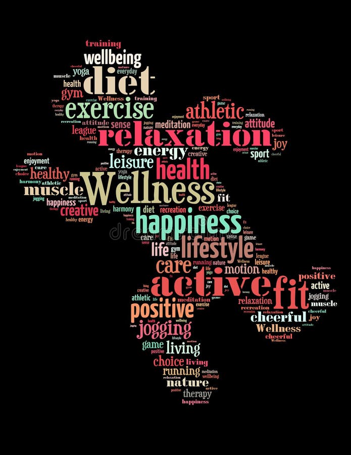 Wellness Relax Wellbeing Nature Balance Exercise Concept Stock Image ...