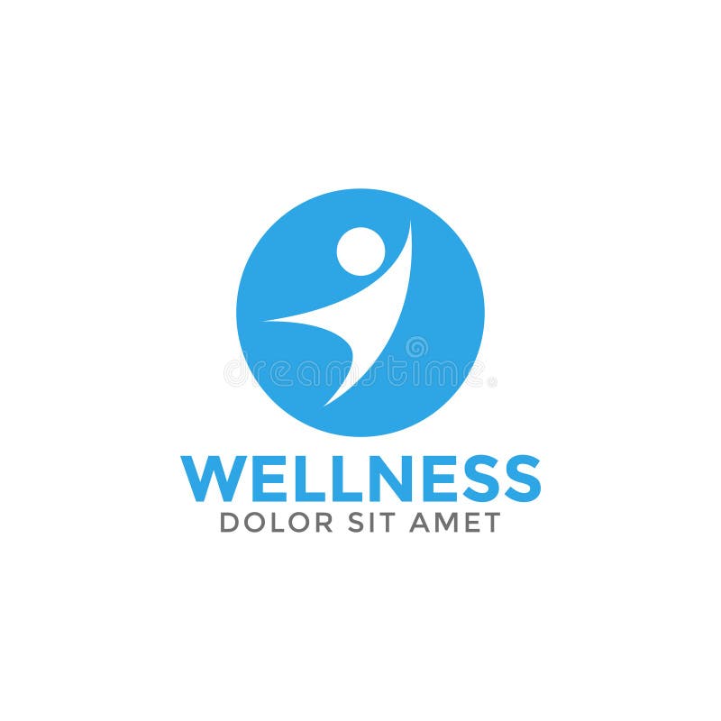 Wellness Graphic Design Element Template Vector Illustration Stock ...