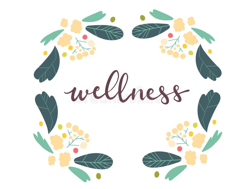 Wellness Typography Lettering Text Design Stock Illustrations – 1,476 ...