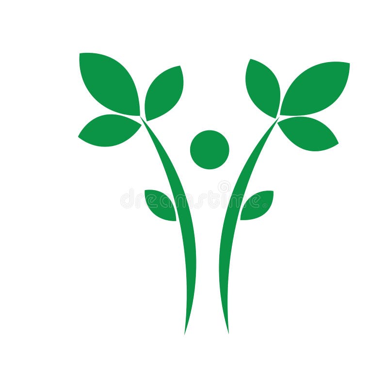 Wellness, Leaf Illustration Vector Design Stock Vector - Illustration ...