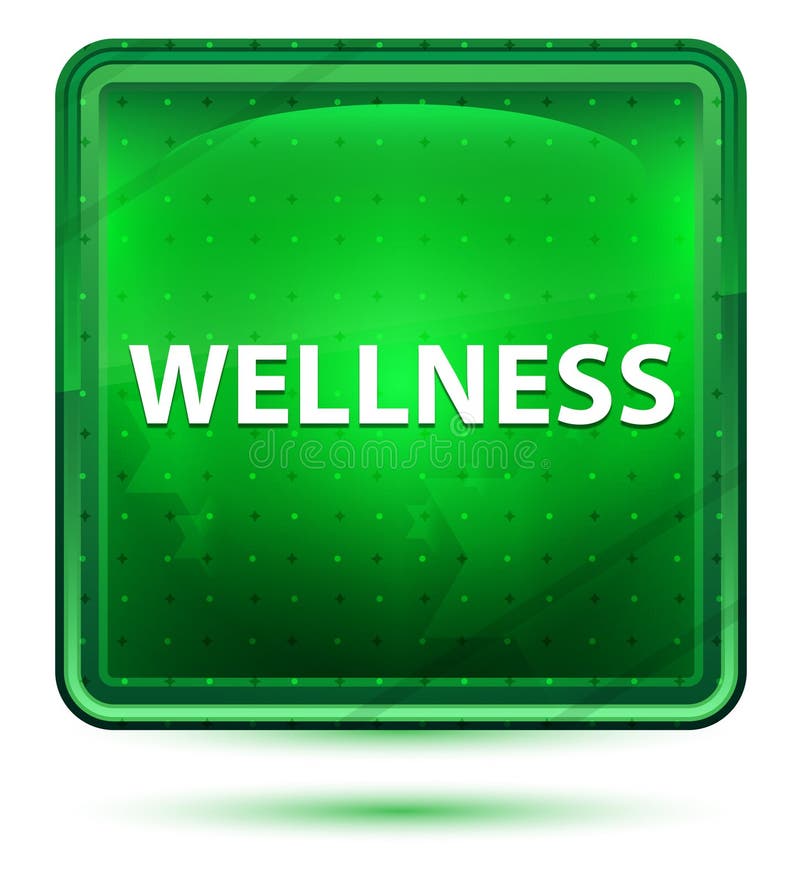 Wellness neon concept. stock illustration. Illustration of blue - 80916959