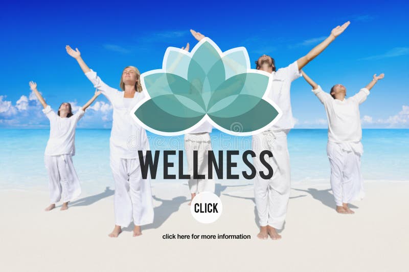 Wellness Relax Wellbeing Nature Balance Exercise Concept Stock Photo ...
