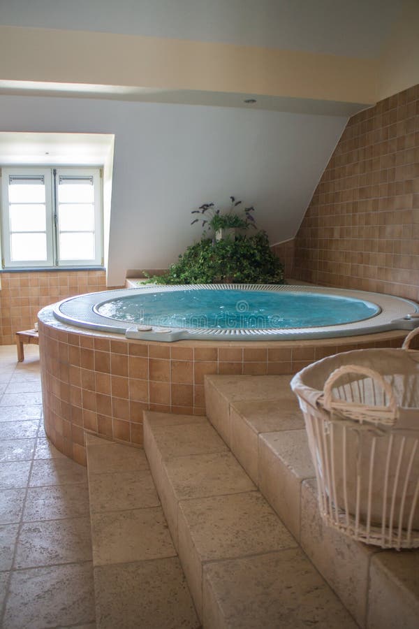 Wellness room stock image. Image of relaxation, jacuzzi - 57595749