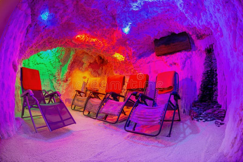 Salt Cave - Wellness in Salt Climate Stock Photo - Image of holiday ...
